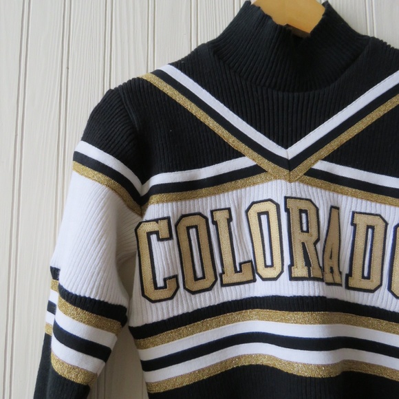 Varsity Brand | Sweaters | Vintage Colorado Boulder Cropped Cheer ...